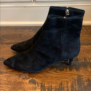 J. Crew | Shoes | J Crew Fiona Kitten Heel Ankle Boots Suede Ab1 | Poshmark